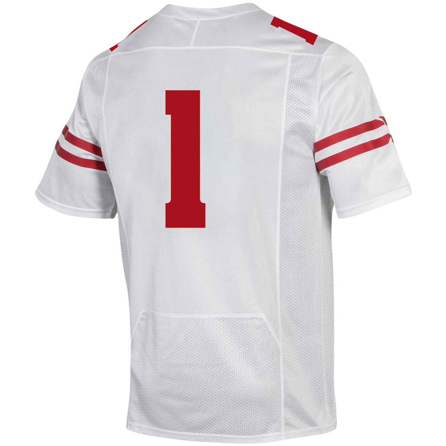 Under Armour 1 Wisconsin Badgers Replica Football Jersey Academy