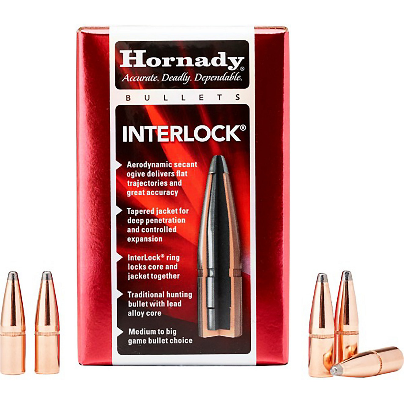 Hornady InterLock SP .30 150-Grain Bullets | Academy Hornady InterLock SP .30 150-Grain Bullets | Academy