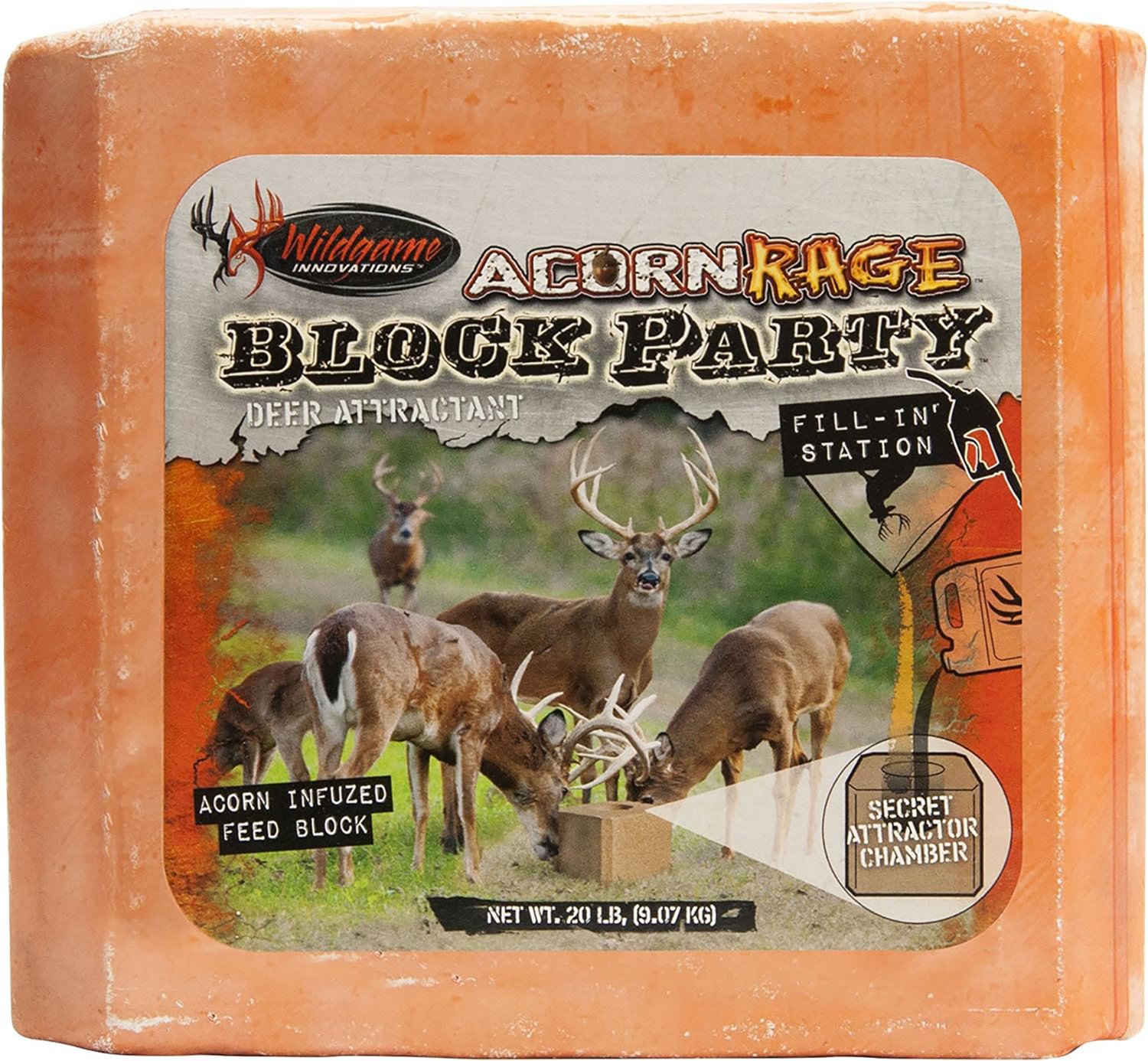 Wildgame Innovations Acorn Rage Block Party 20 lb. Salt Block | Academy