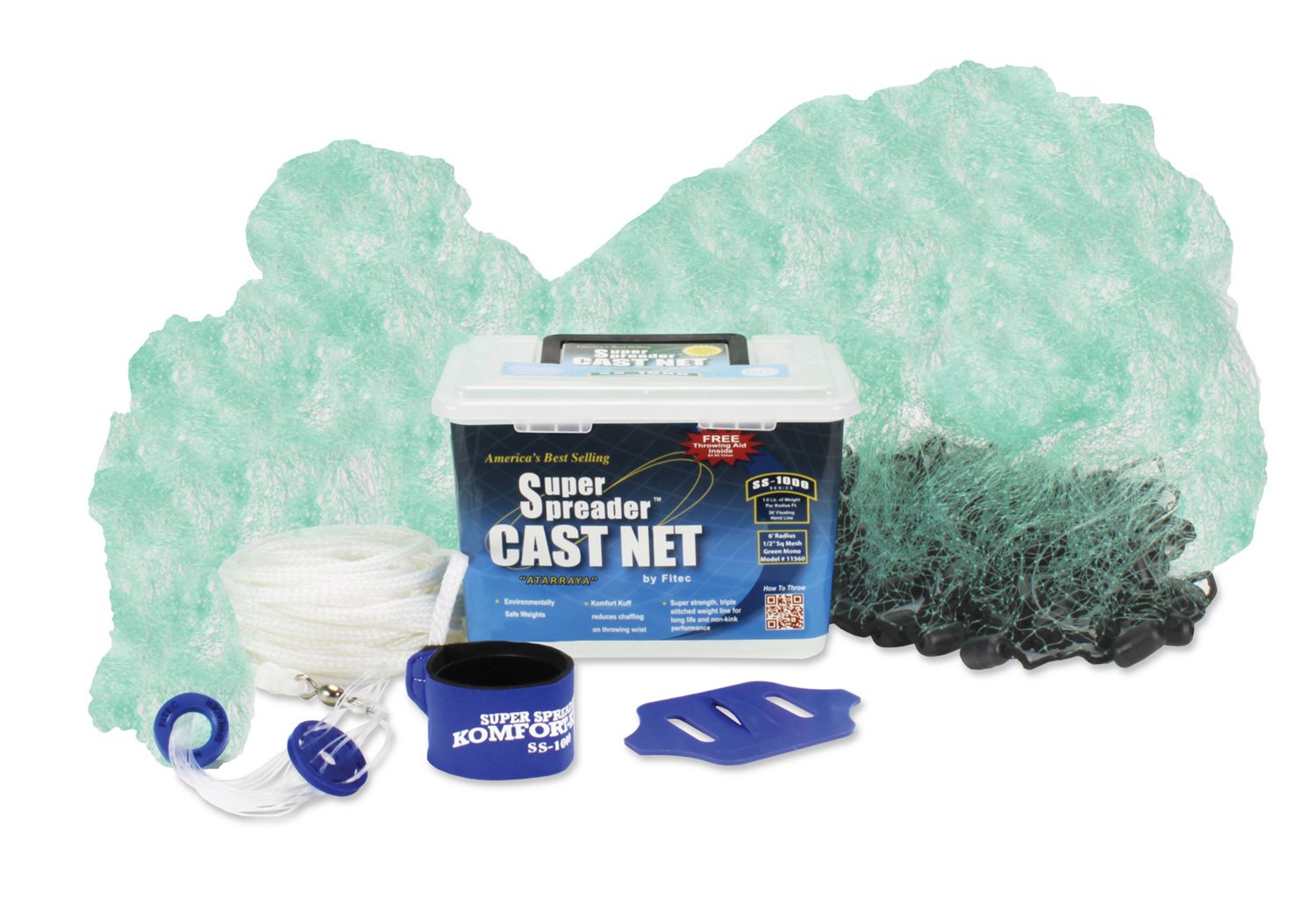 Fitec Super Spreader SS1000 6' Mesh Cast Net | Academy