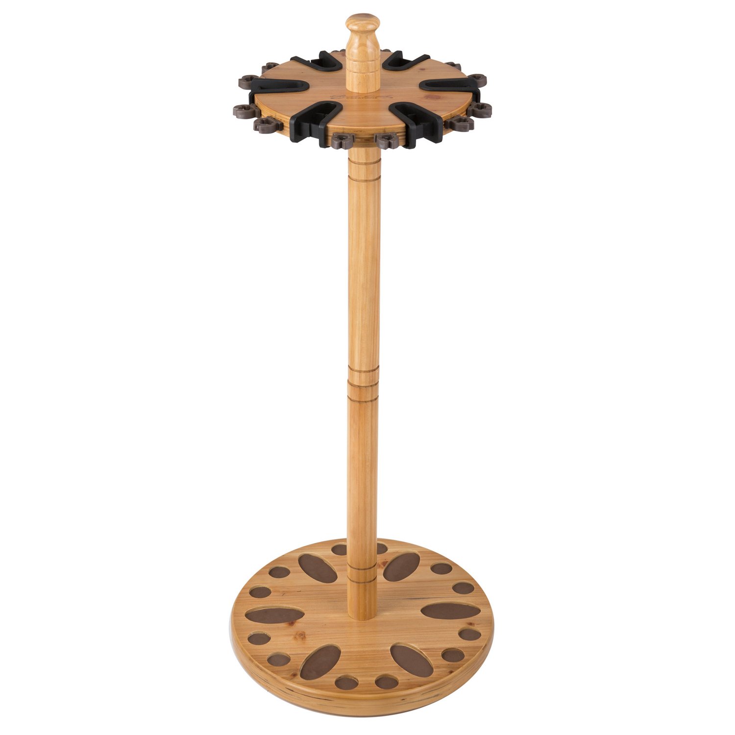 Rush Creek 24-Rod Round Wood Storage Rack | Academy