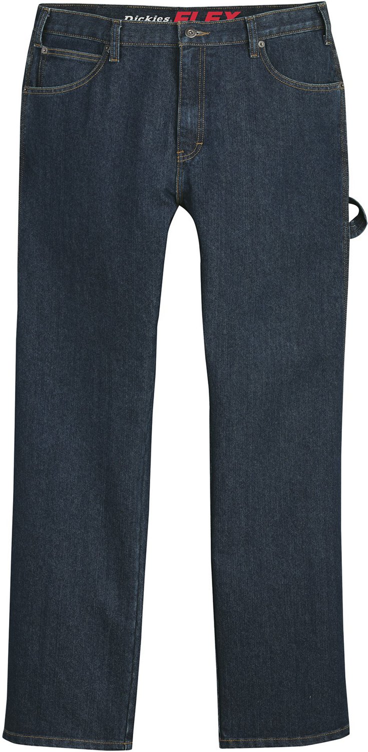 Dickies Men's FLEX Relaxed Fit Straight Leg 5-Pocket Carpenter Tough ...