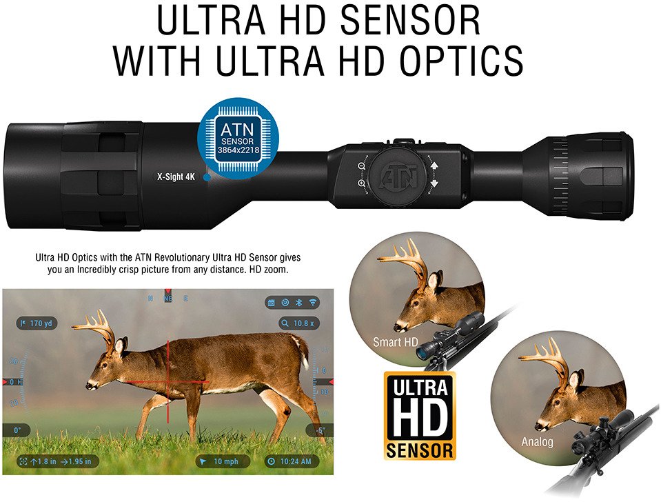 ATN X-Sight 4K Pro Day/Night 3 - 14x Riflescope | Academy