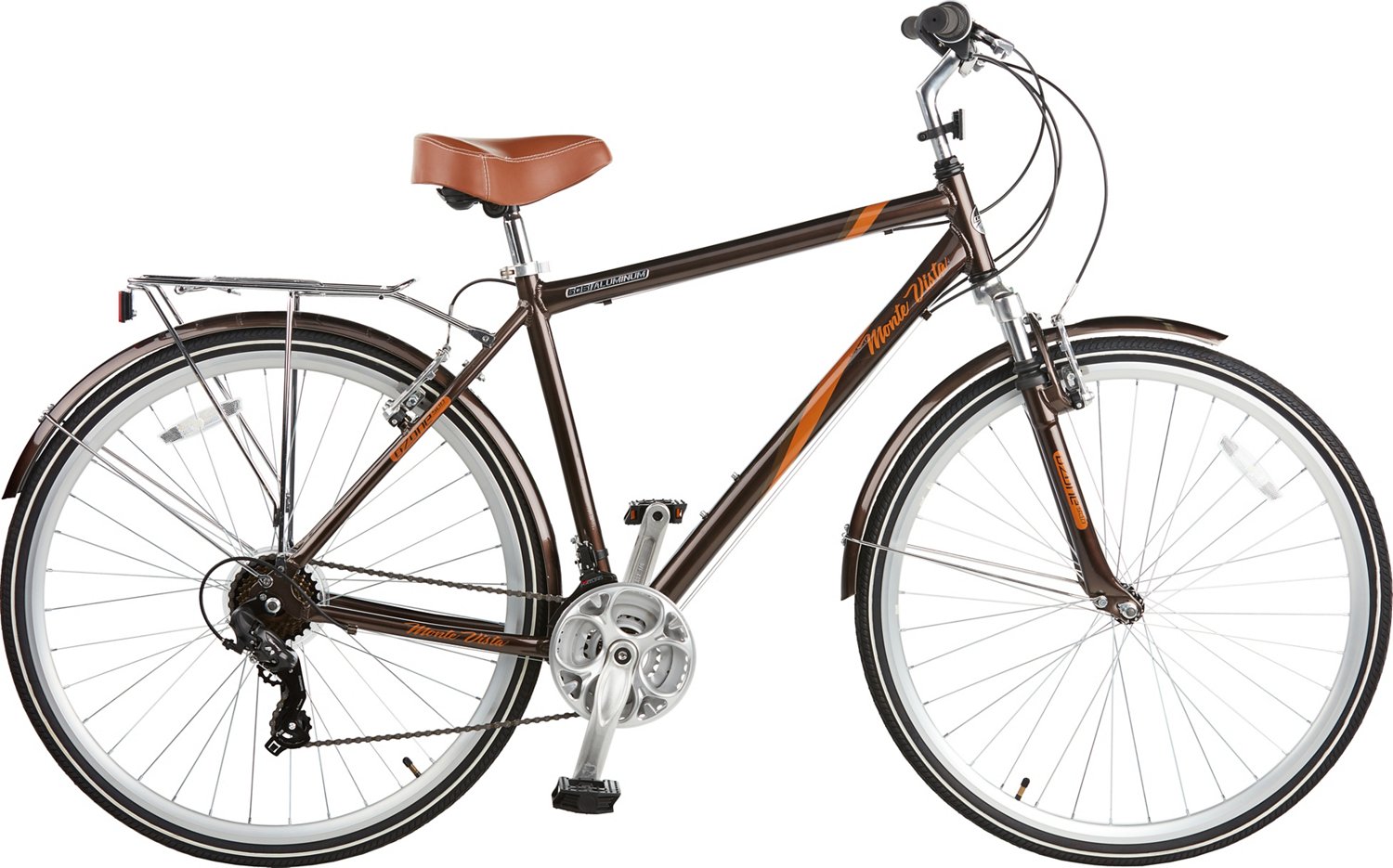 Ozone 500 Men's 700c Monte Vista 27 in 18-Speed Hybrid Bike | Academy
