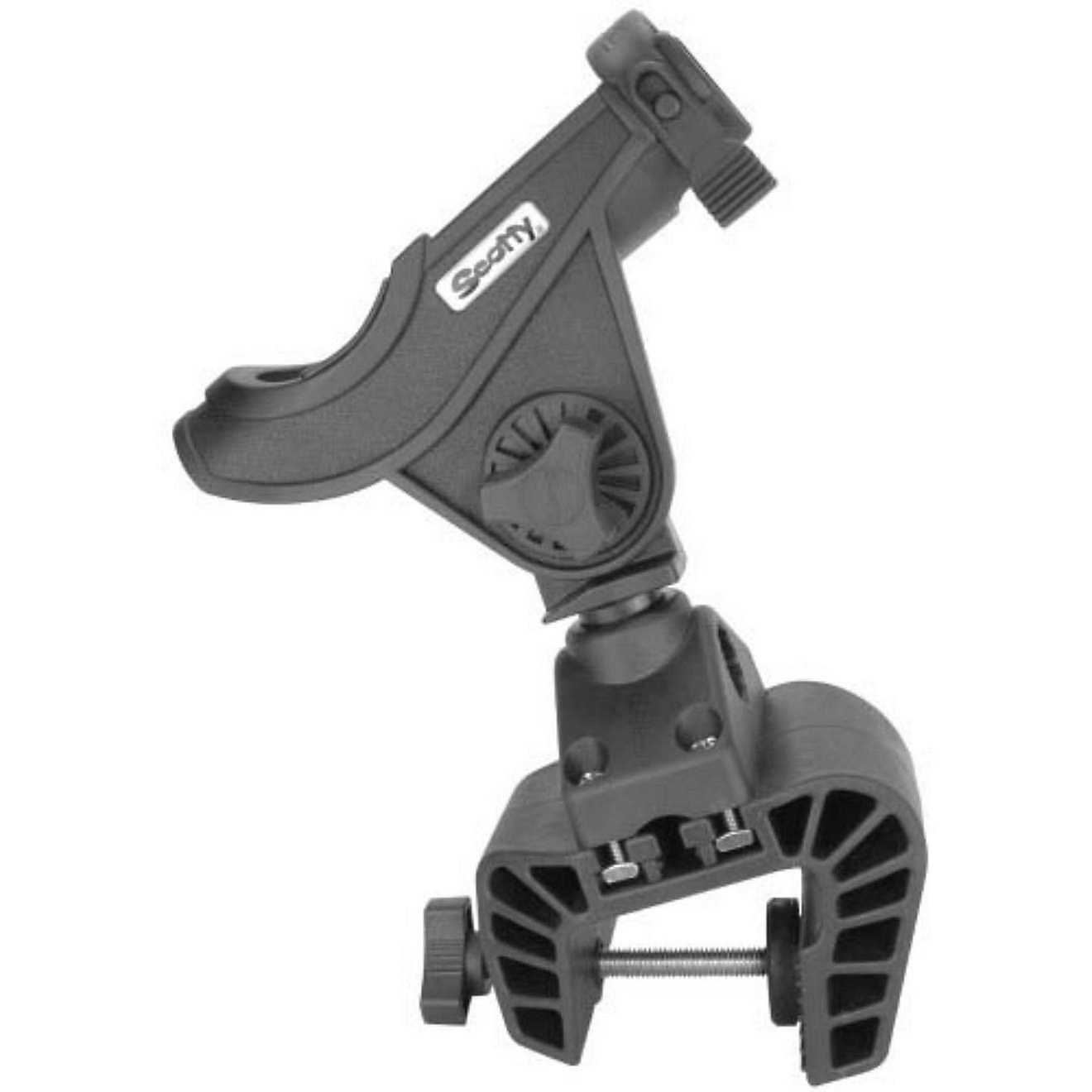 Scotty Baitcaster Spinning Rod Holder with Portable Clamp Mount | Academy Scotty Baitcaster Spinning Rod Holder with Portable Clamp Mount | Academy