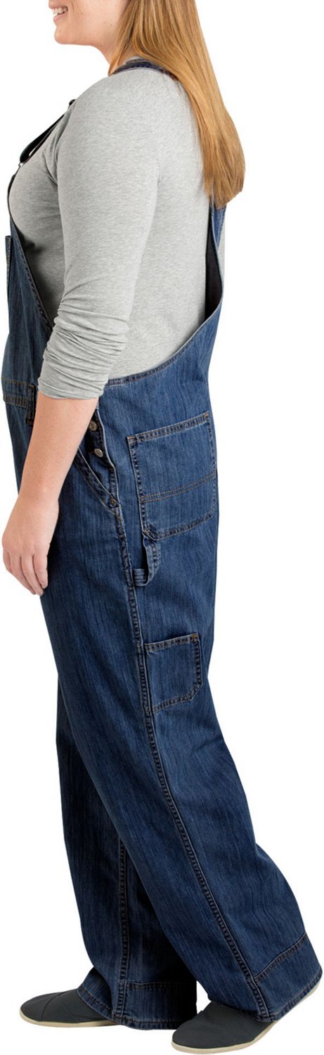 Dickies Womens Relaxed Fit Straight Leg Bib Overall Plus Academy