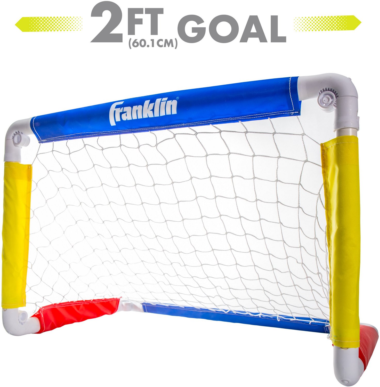 Franklin Kids' 24 in x 16 in x 16 in Soccer Goal with Ball and Pump ...