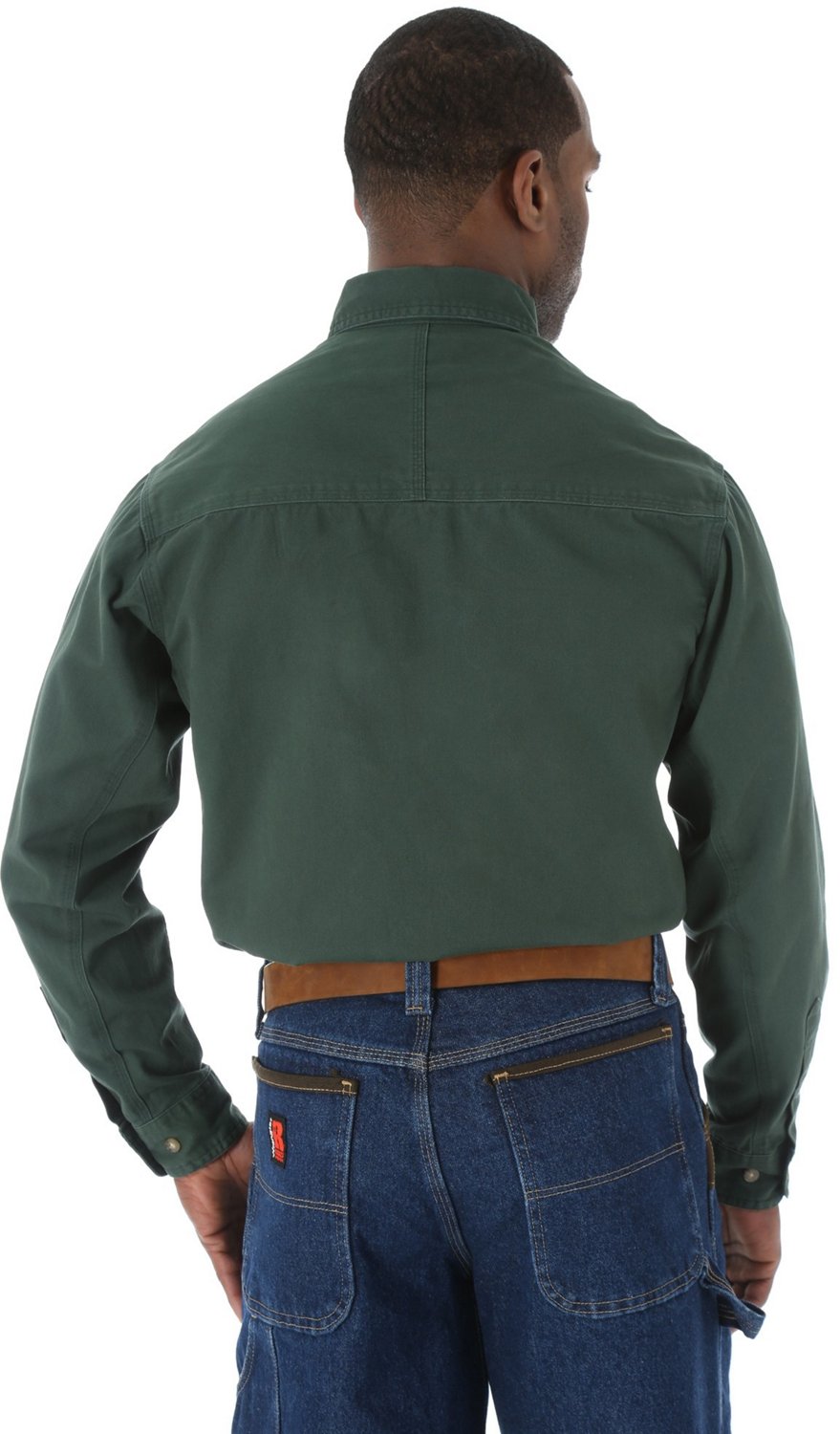 Wrangler Men's Riggs Workwear Twill Button Down Work Shirt | Academy