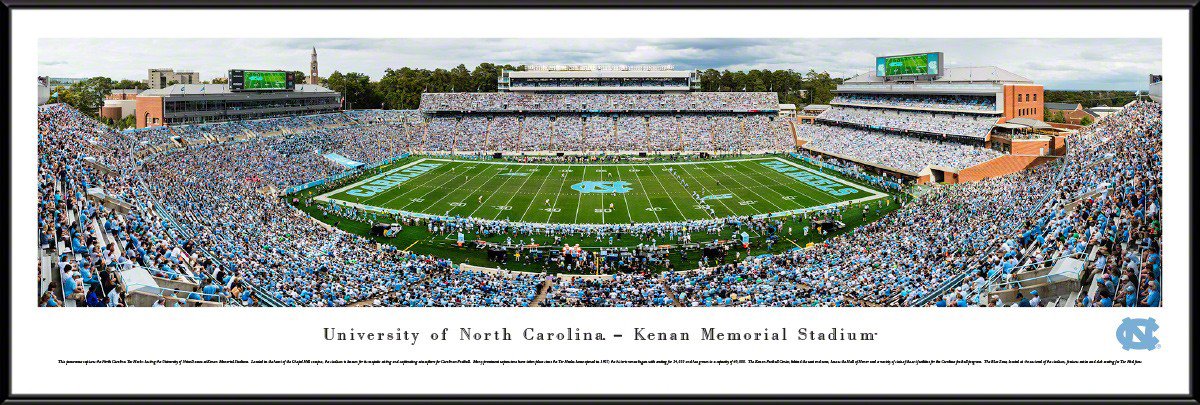 Blakeway Panoramas University of North Carolina Kenan Memorial Stadium ...