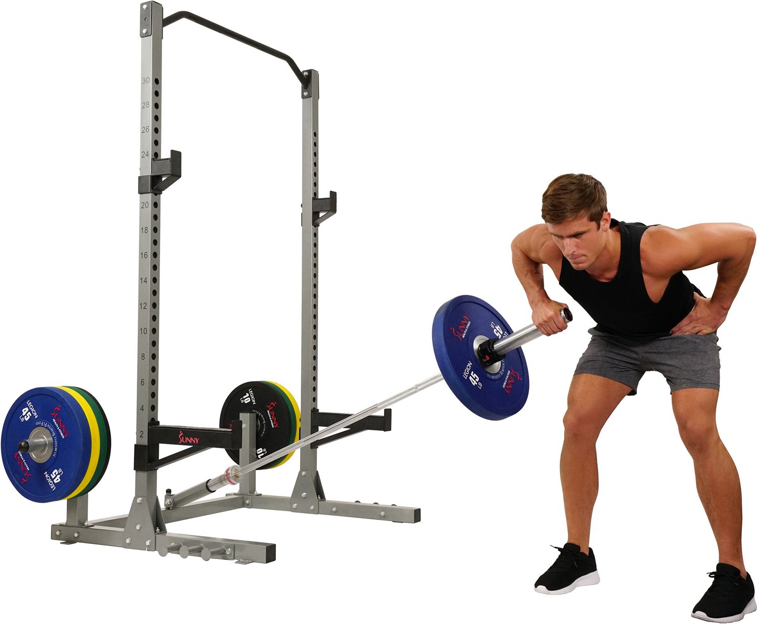 Sunny Health & Fitness SF-BH6802 Power and Squat Rack | Academy