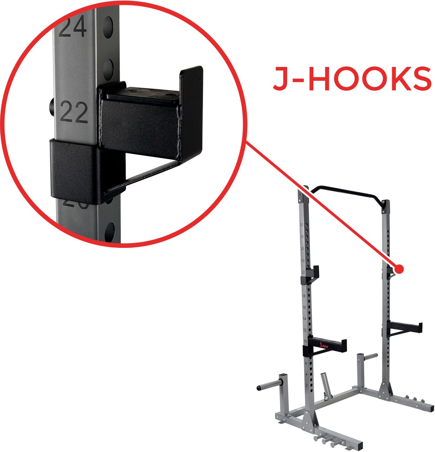 Sunny Health & Fitness SF-BH6802 Power and Squat Rack | Academy