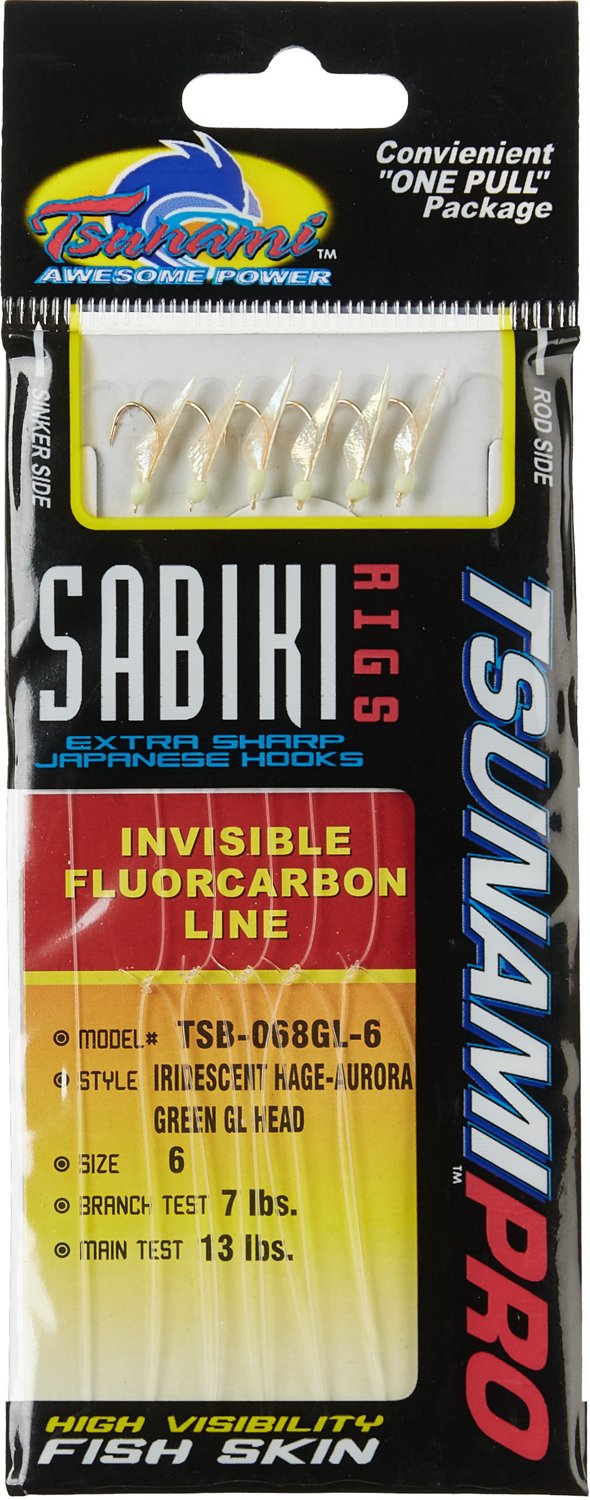 Tsunami Pro Iridescent Sabiki Rig | Academy