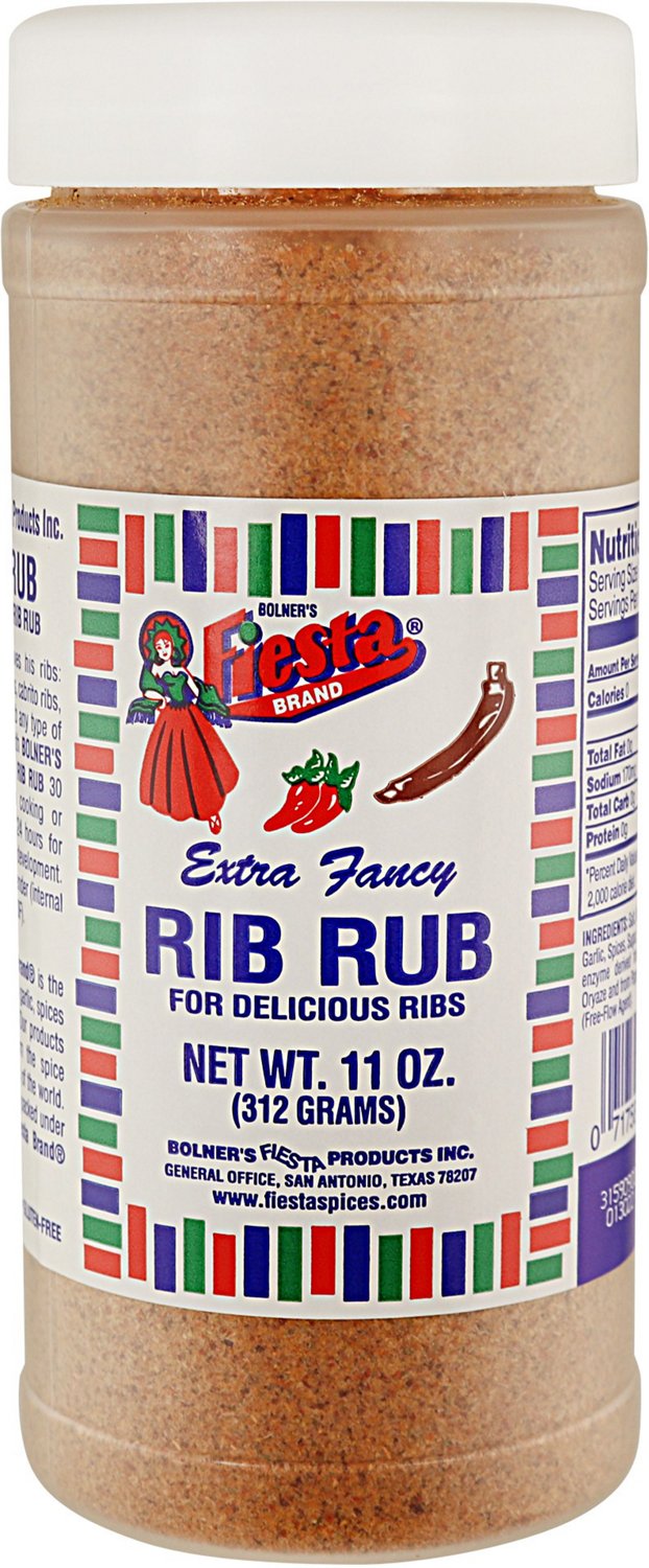 Bolner Fiesta Brand 11 oz Rib Rub | Academy