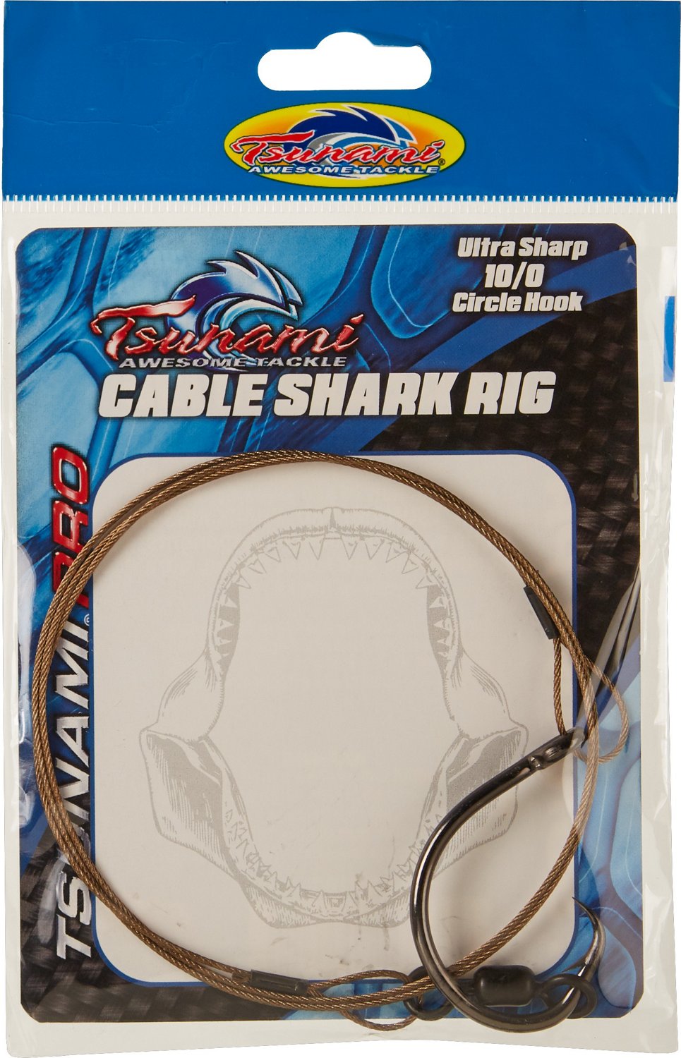 Tsunami Cable Shark Rig 10/0 Circle Hook | Academy