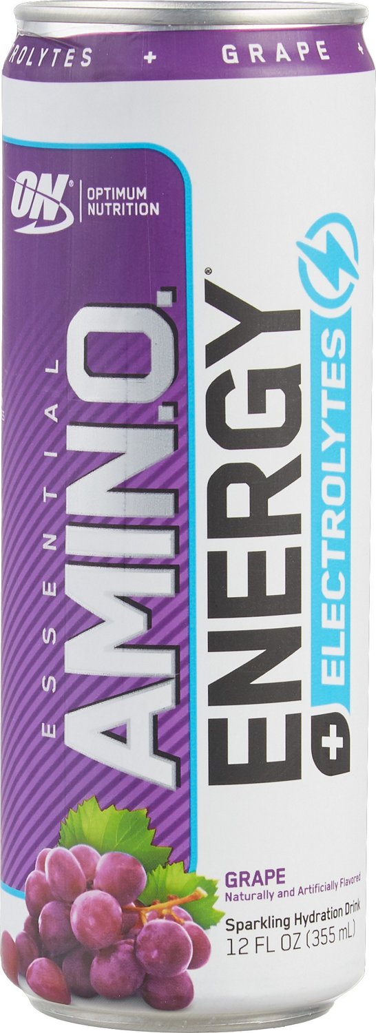 Optimum Nutrition Essential Amino Energy + Electrolytes RTD Sparkling ...