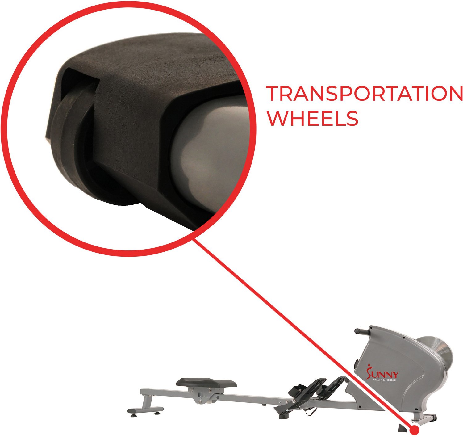 Sunny Health & Fitness Magnetic Flywheel Rowing Machine | Academy