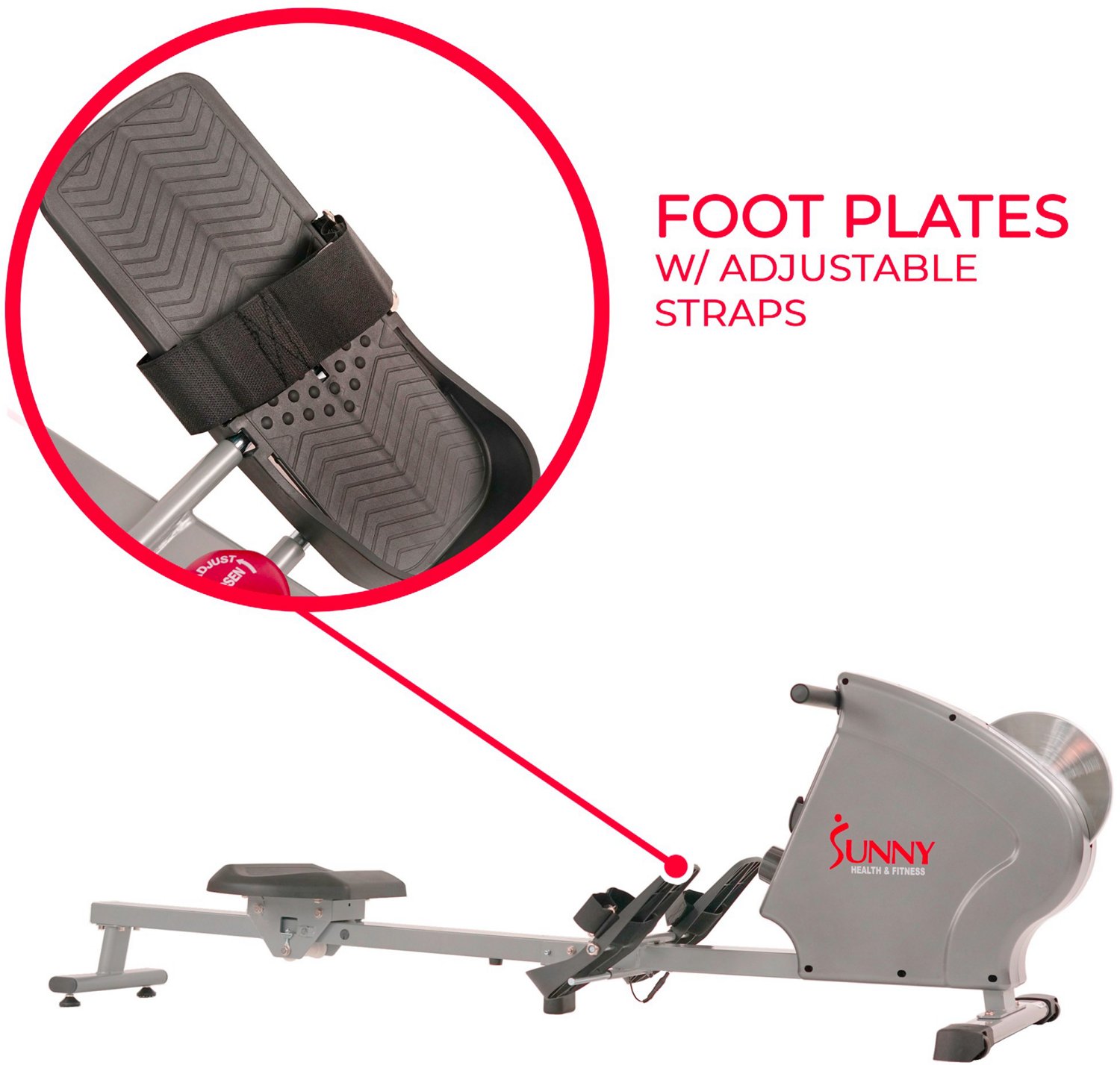 Sunny Health & Fitness Magnetic Flywheel Rowing Machine | Academy