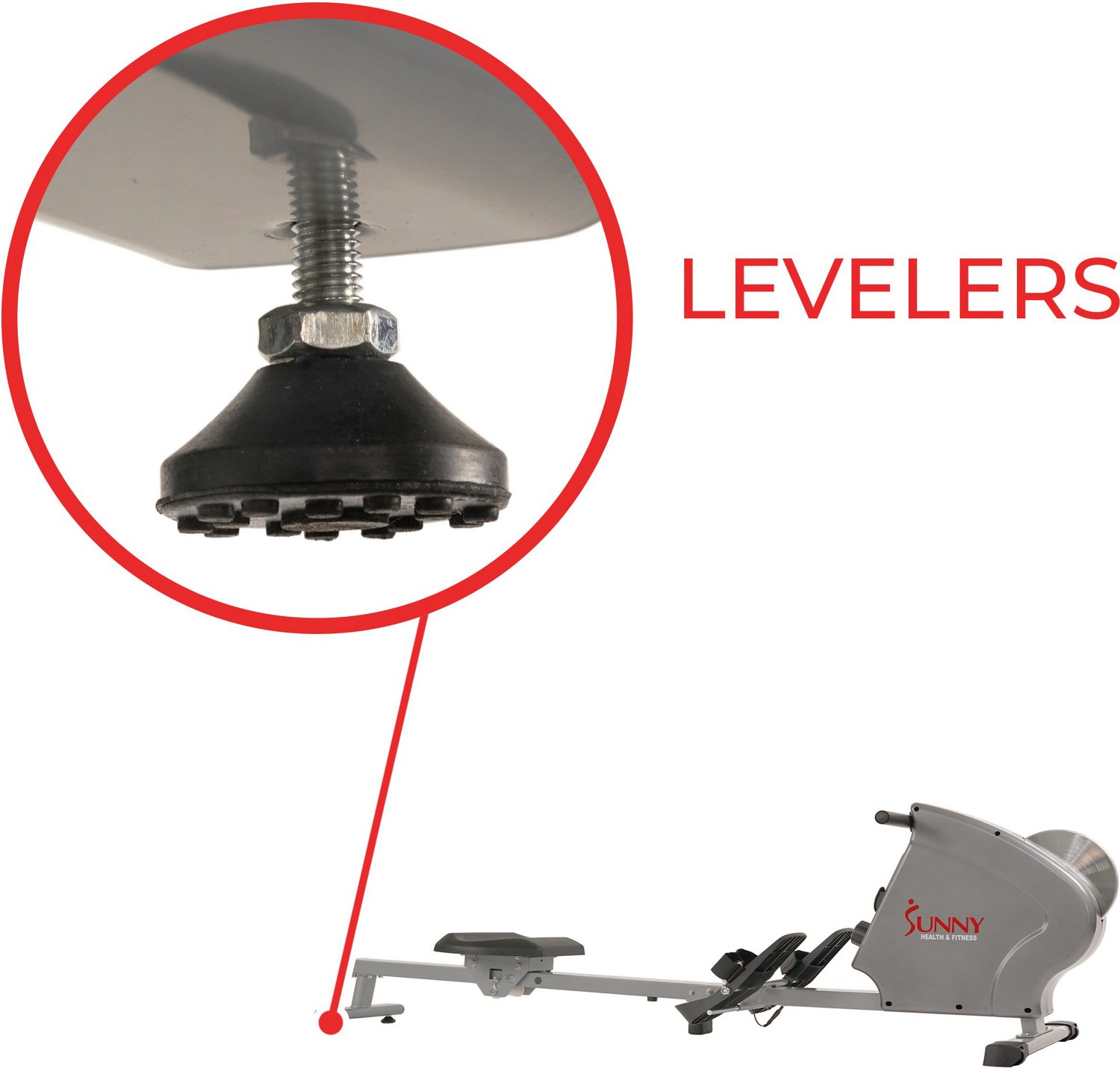 Sunny Health & Fitness Magnetic Flywheel Rowing Machine | Academy