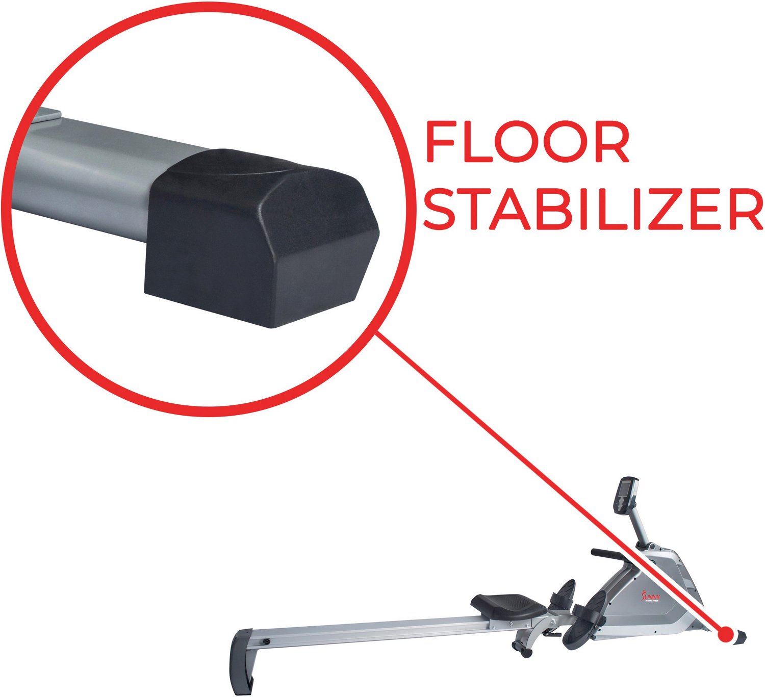 Sunny Health & Fitness SF-RW5854 Magnetic Rowing Machine | Academy