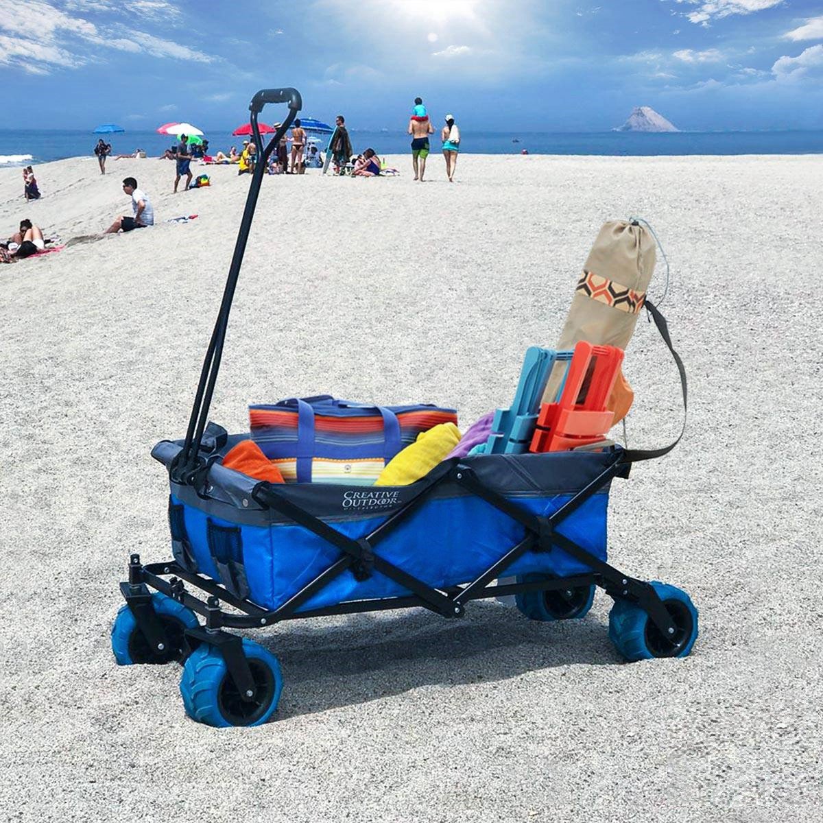 Creative Outdoor Silver Series All-Terrain Big Wheel Wagon | Academy