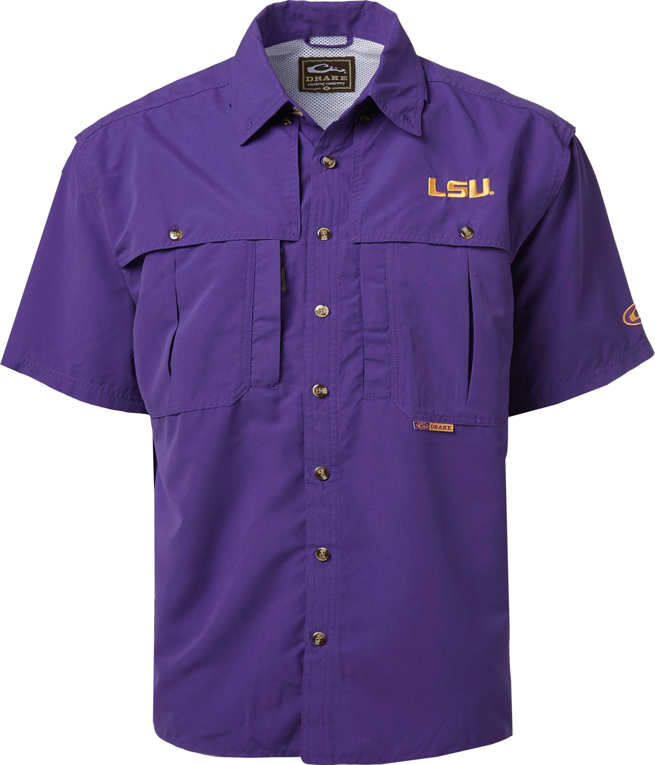 Drake Waterfowl Men's Louisiana State University Wingshooter's Shirt ...