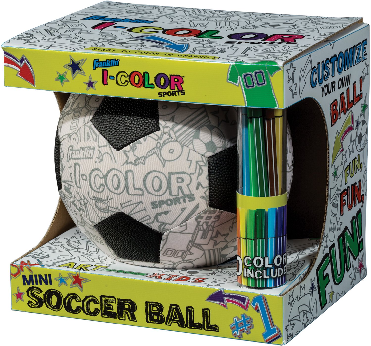 Franklin I-Color Mini Soccer Ball | Free Shipping at Academy