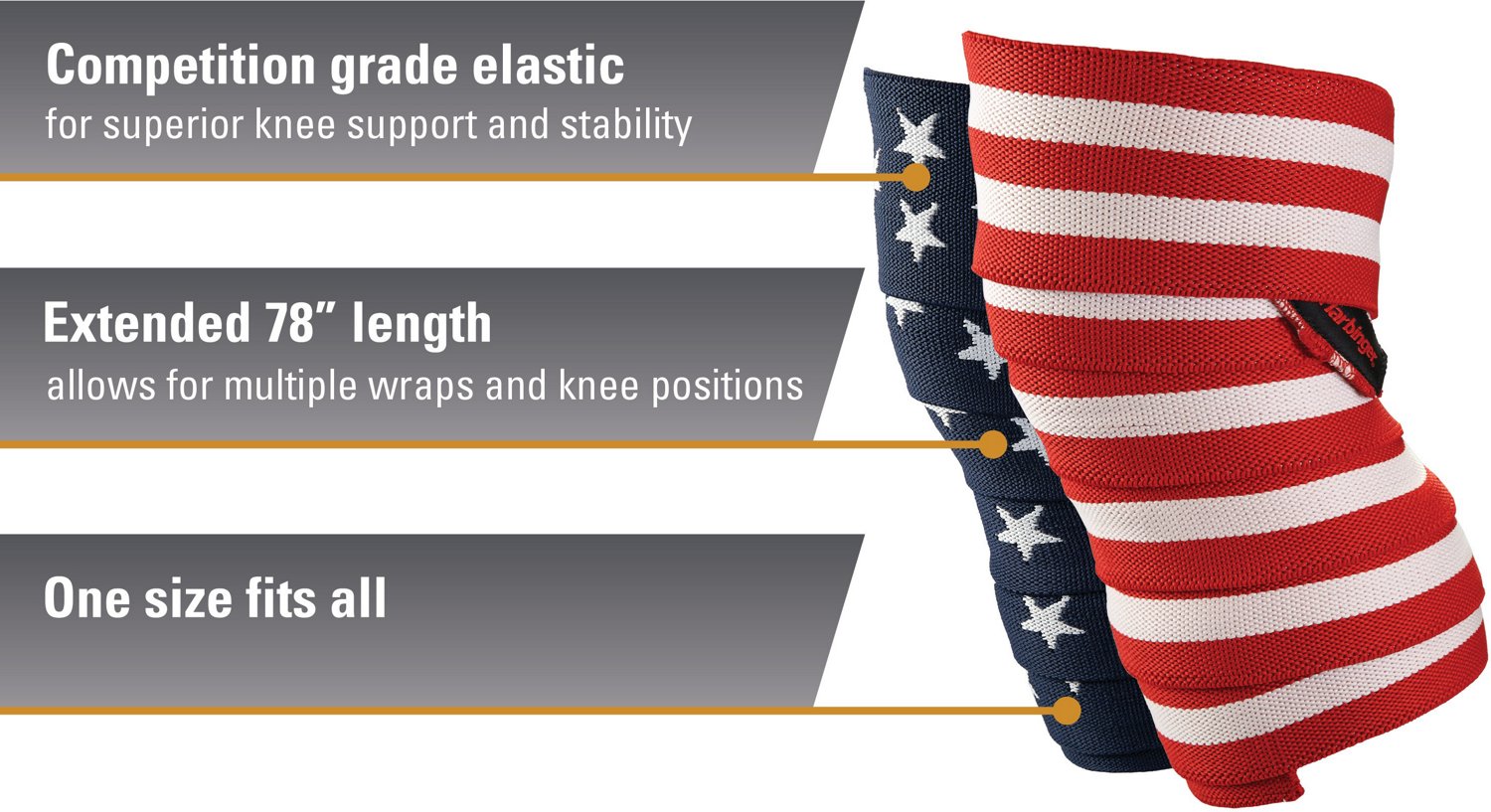Harbinger Adults' Red Line Knee Wraps | Academy