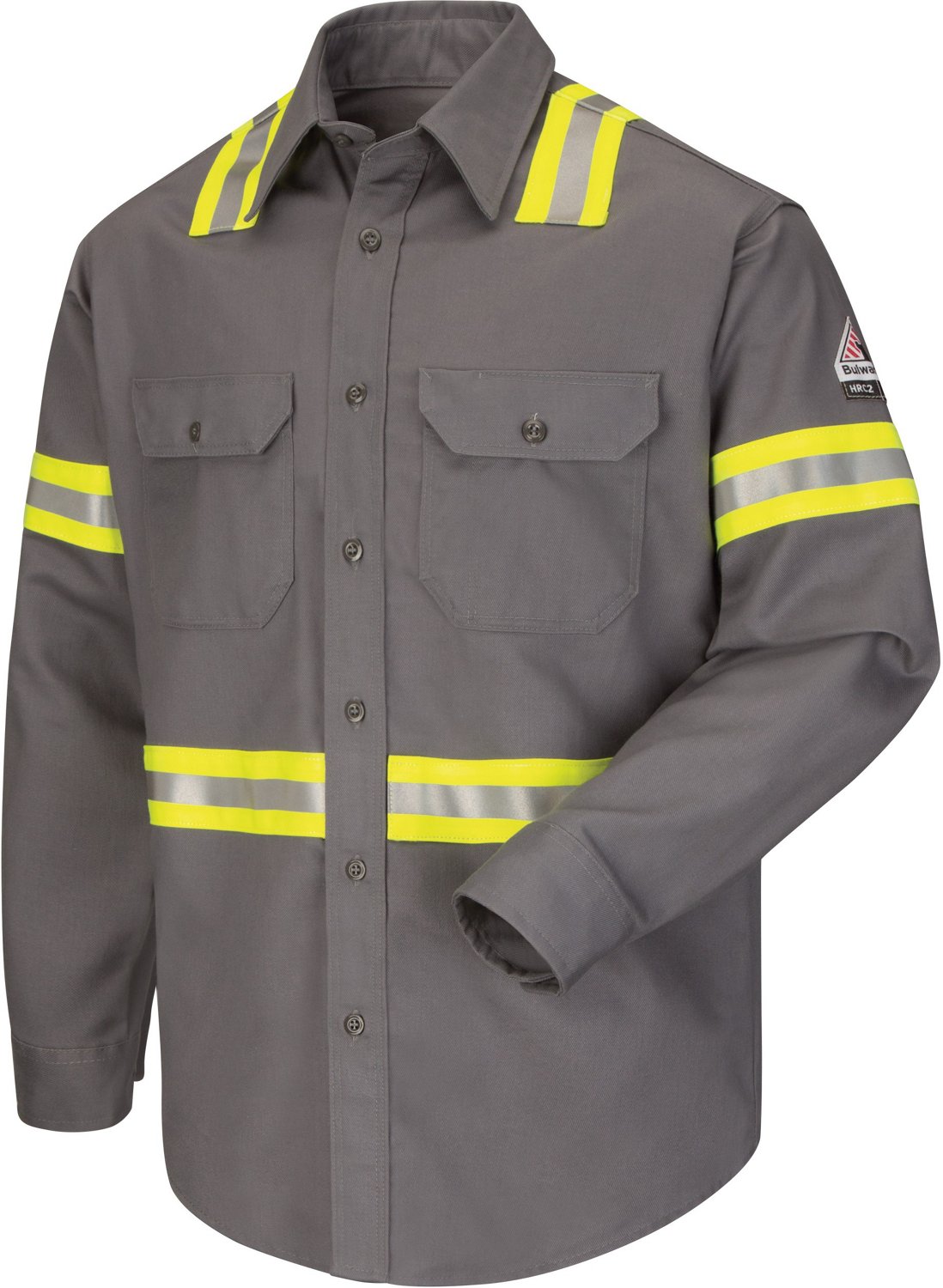 Bulwark Men's Midweight FR Enhanced Visibility Uniform Shirt | Academy