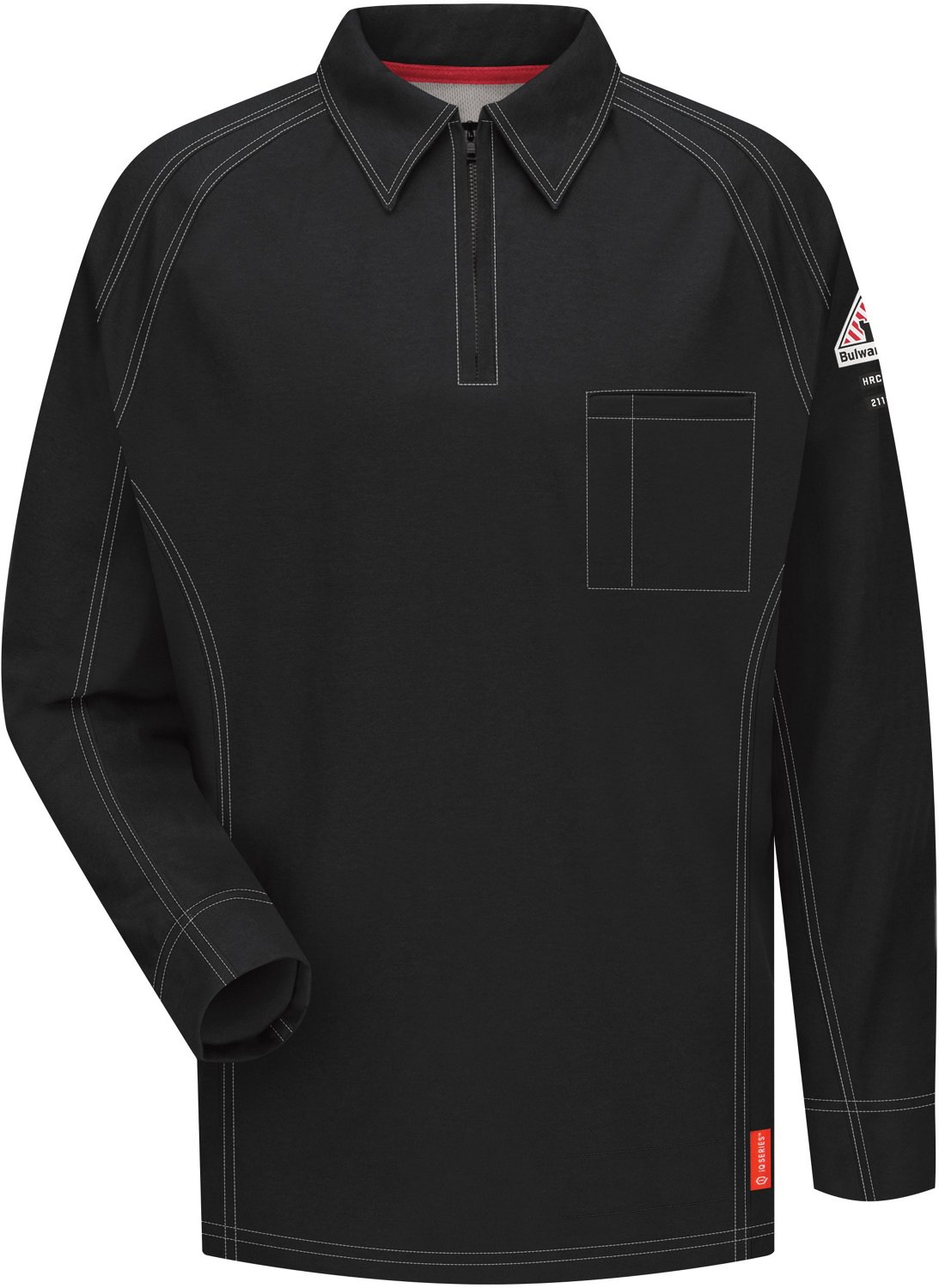 Bulwark Men's iQ Series Comfort Knit FR Long Sleeve Polo Shirt | Academy
