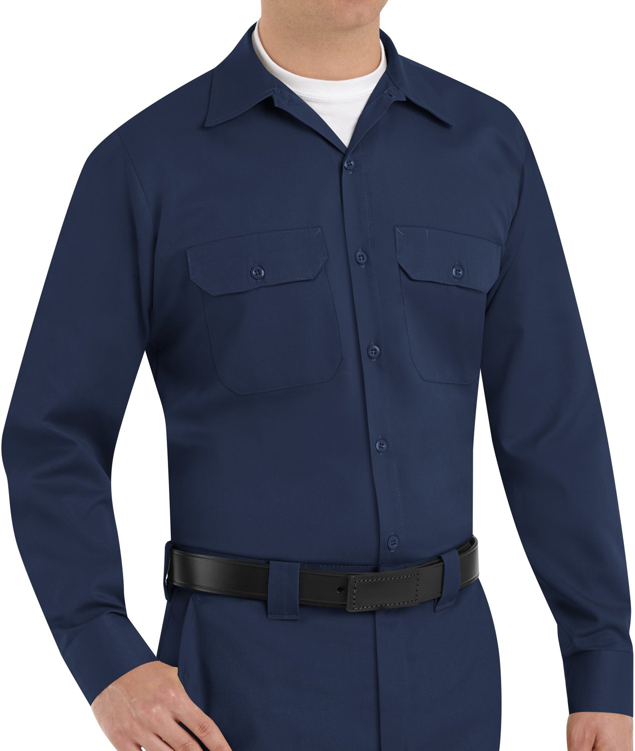 Red Kap Men's Utility Uniform Long Sleeve Shirt | Academy