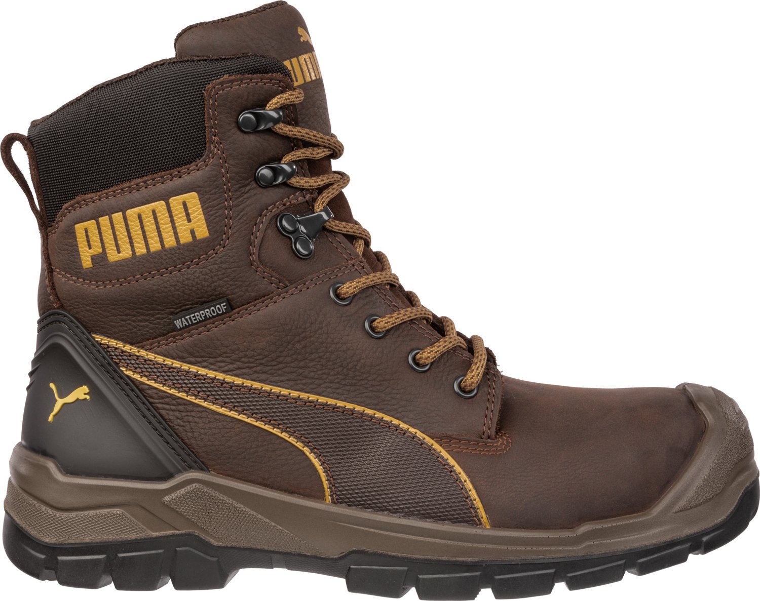 PUMA Men's Conquest SR Scuff Cap EVO Safety Composite Toe Lace Up Boots ...