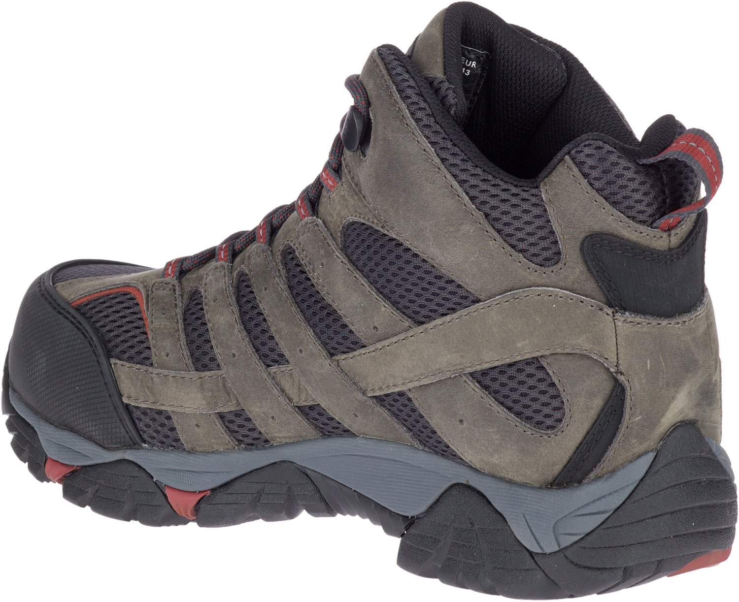 Merrell Men's Moab Vertex Mid Waterproof CT Work Boots | Academy