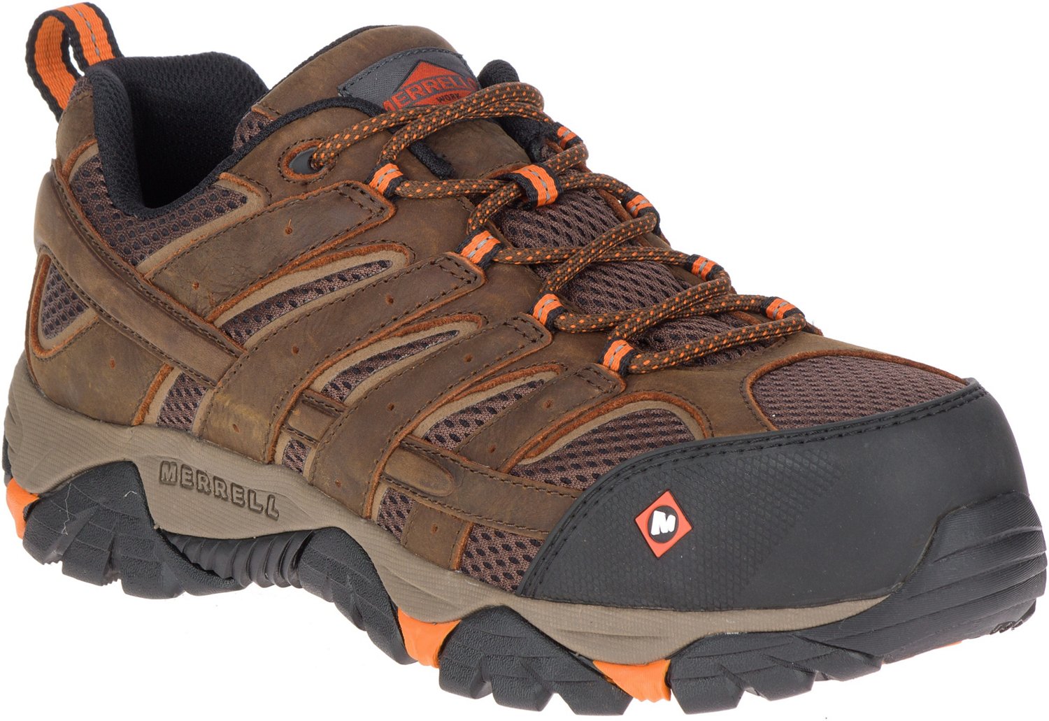 Merrell Men's Moab Vertex Vent Comp Toe Work Shoes | Academy