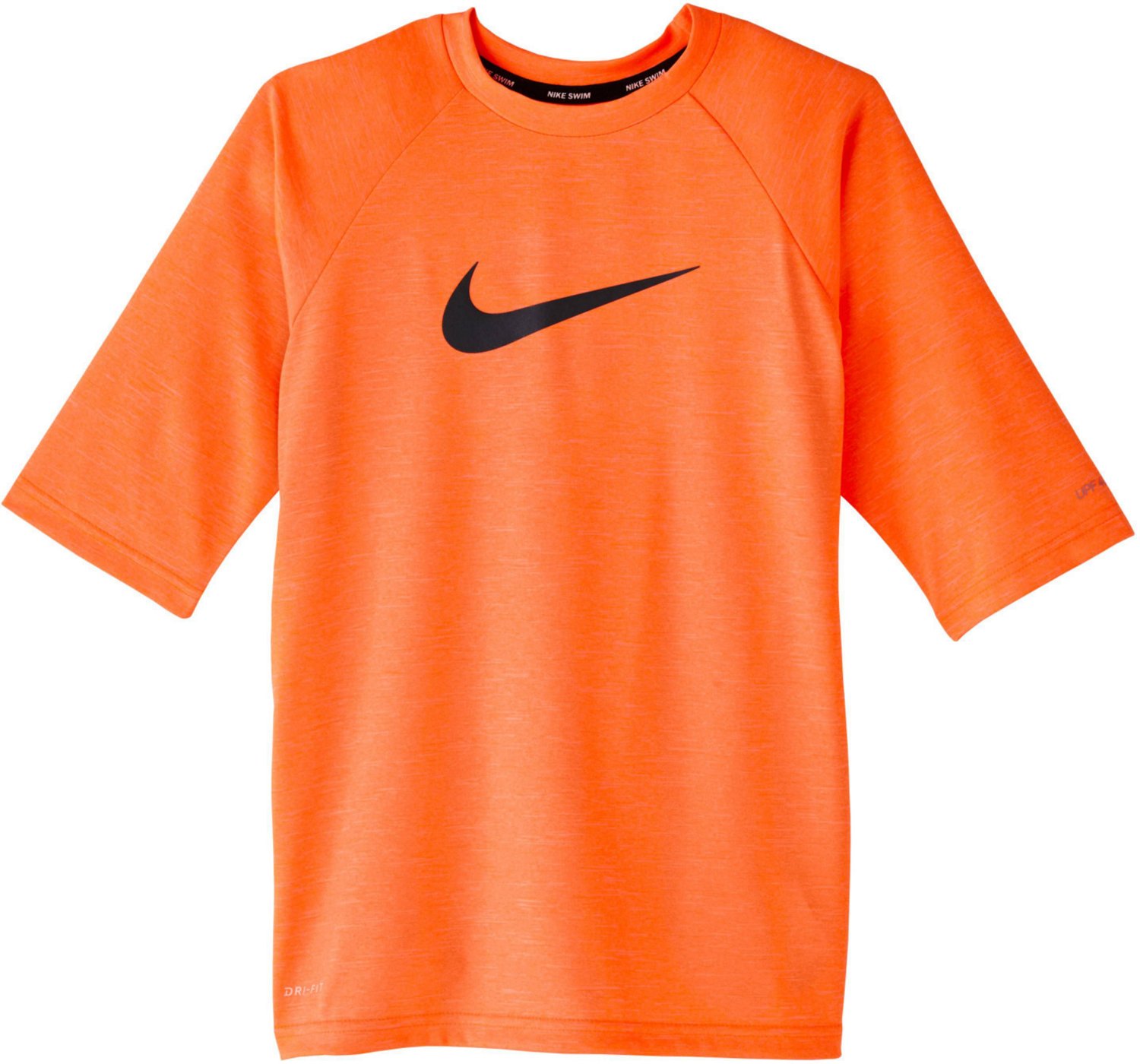 Nike Boys' Heather Short Sleeve Hydroguard Rash Guard | Academy