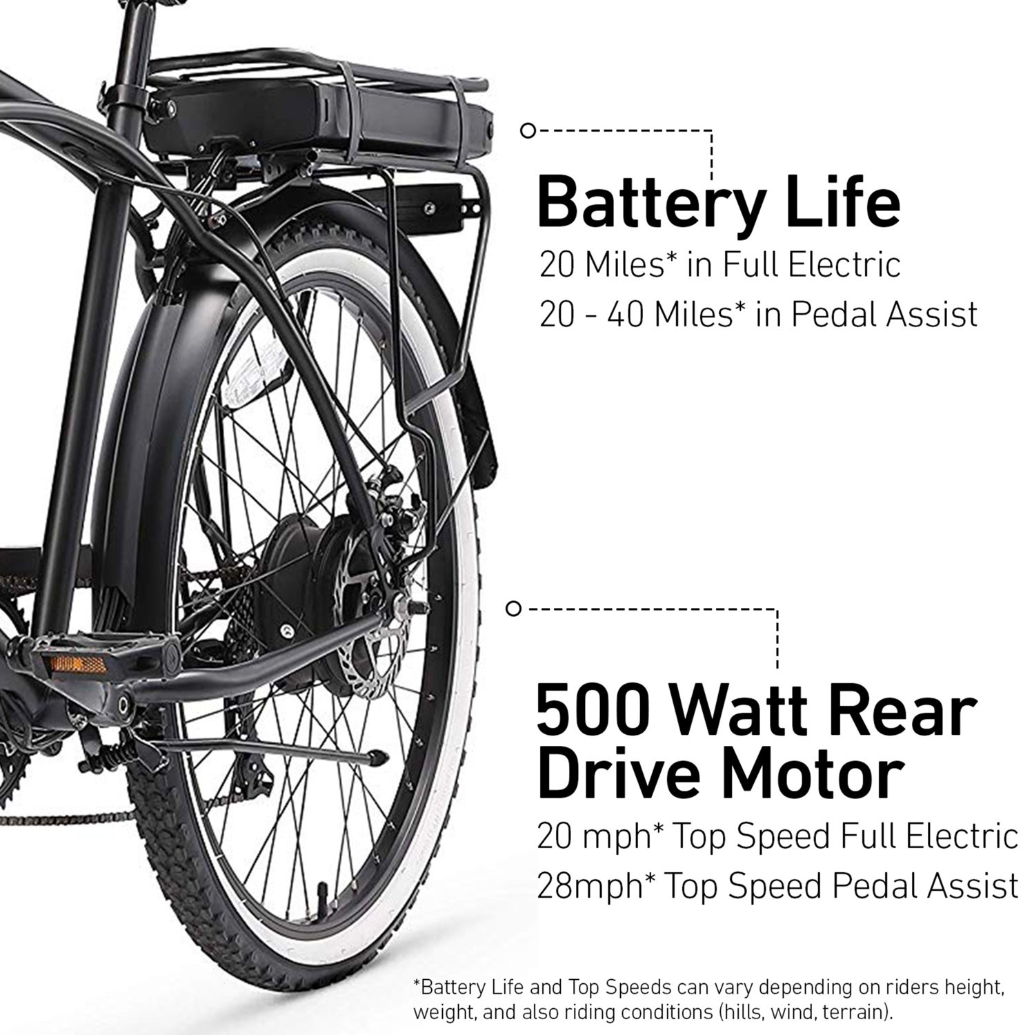 Sixthreezero Mens Around The Block 26 In 7 Speed Beach Cruiser Electric Bicycle Academy