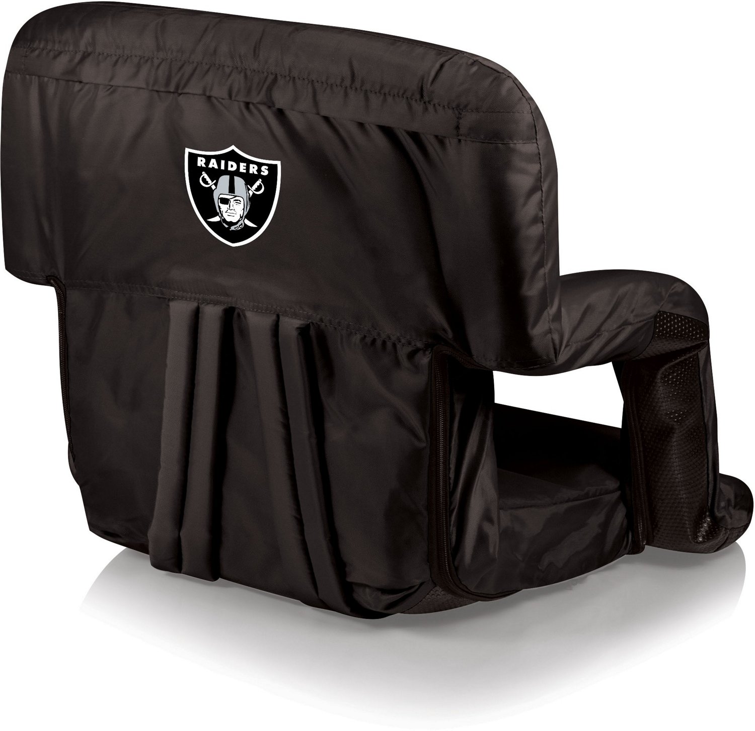 Picnic Time Las Vegas Raiders Ventura Portable Reclining Stadium Seat ...