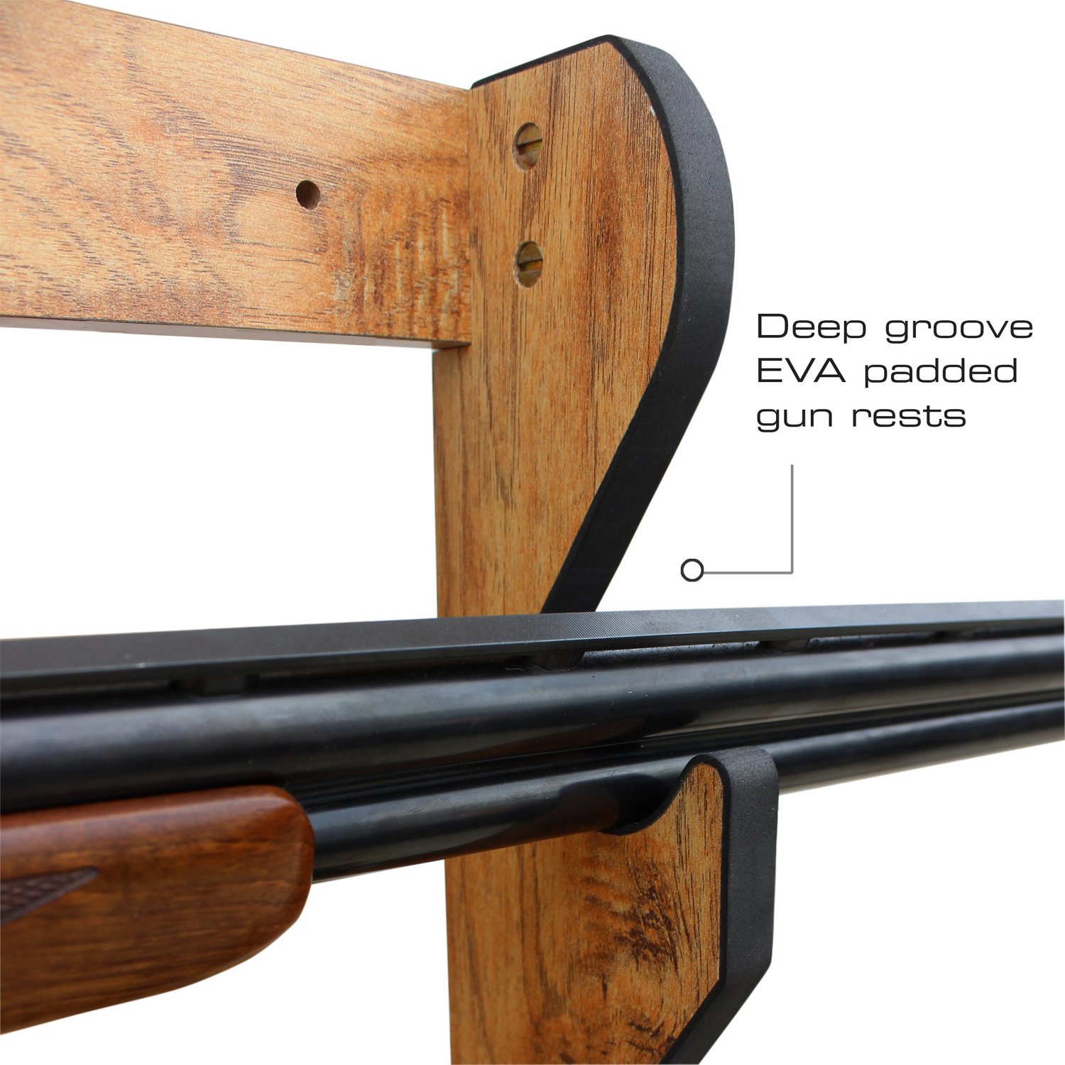 Rush Creek American Cherry 3-Gun Wall Rack | Academy