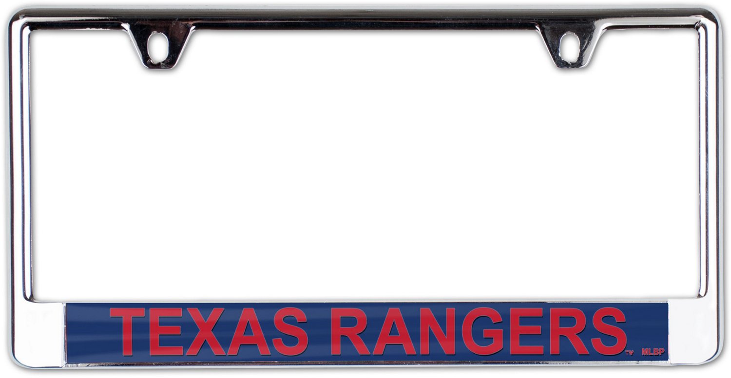 WinCraft Texas Rangers Inlaid License Plate Frame | Academy