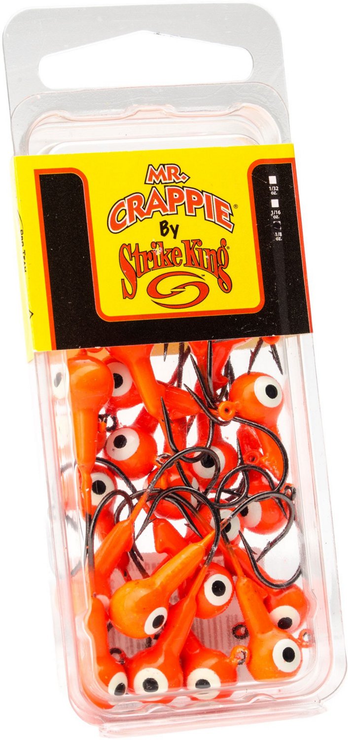 Strike King Mr. Crappie 1/16 oz Jigheads 25-Pack | Academy
