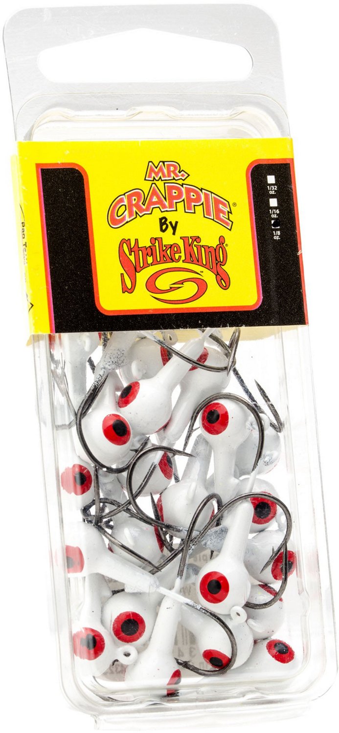 Strike King Mr. Crappie 1/32 oz Jigheads 25-Pack | Academy