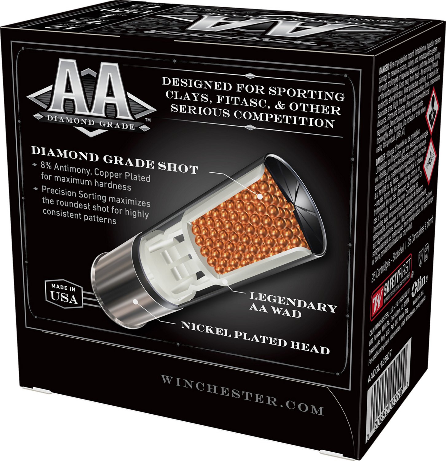 Winchester AA Diamond Grade Elite 12 Gauge Shotshells - 25 Rounds | Academy