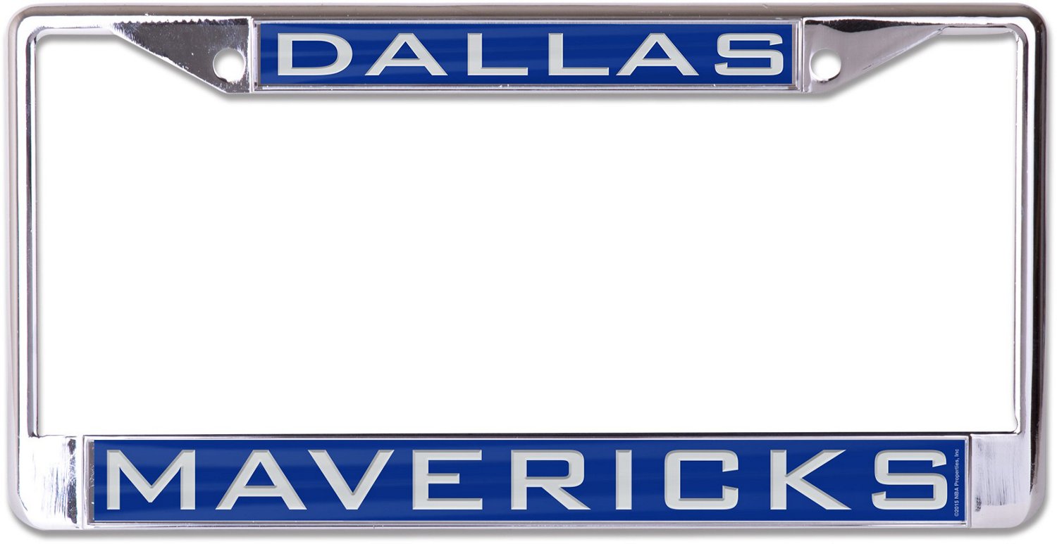 WinCraft Dallas Mavericks Inlaid Mirror License Plate Frame | Academy