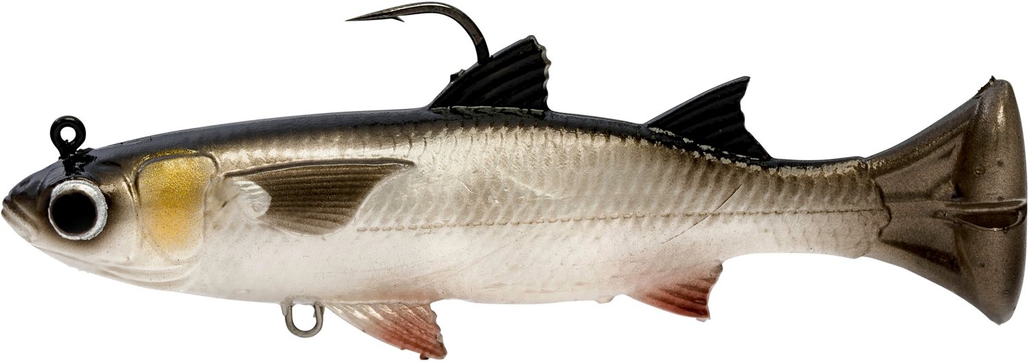 Savage Gear Pulse Tail White Mullet 5-inch Sinking Bait | Academy