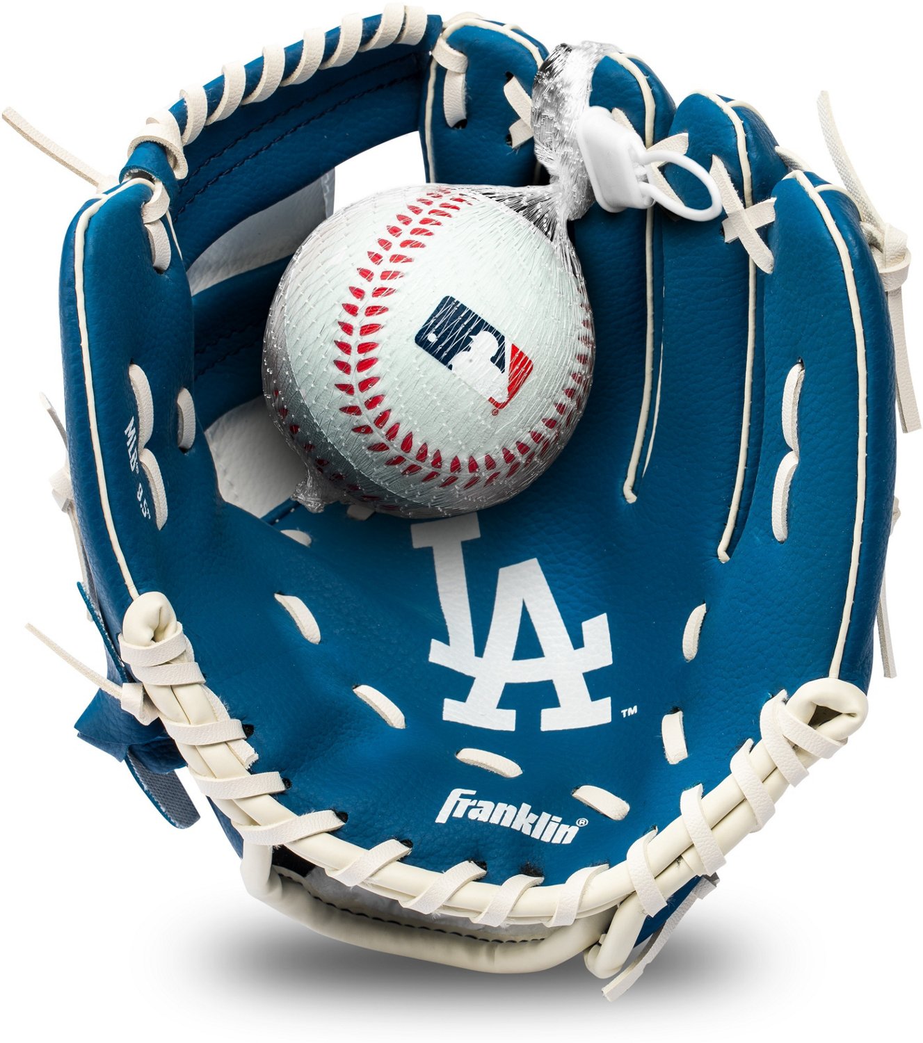Franklin Youth MLB Los Angeles Dodgers T-ball Glove and Ball Set | Academy