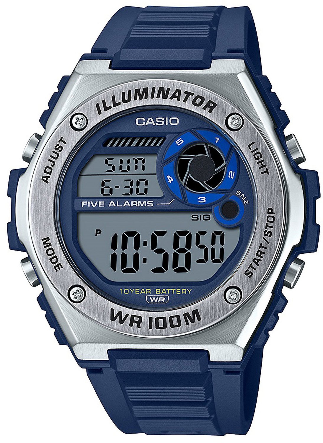 Casio Men's Illuminator Stainless Digital Watch | Academy