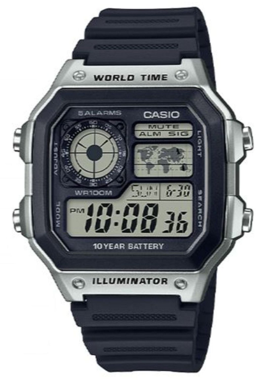 Casio Men's Illuminator Digital Watch | Free Shipping at Academy