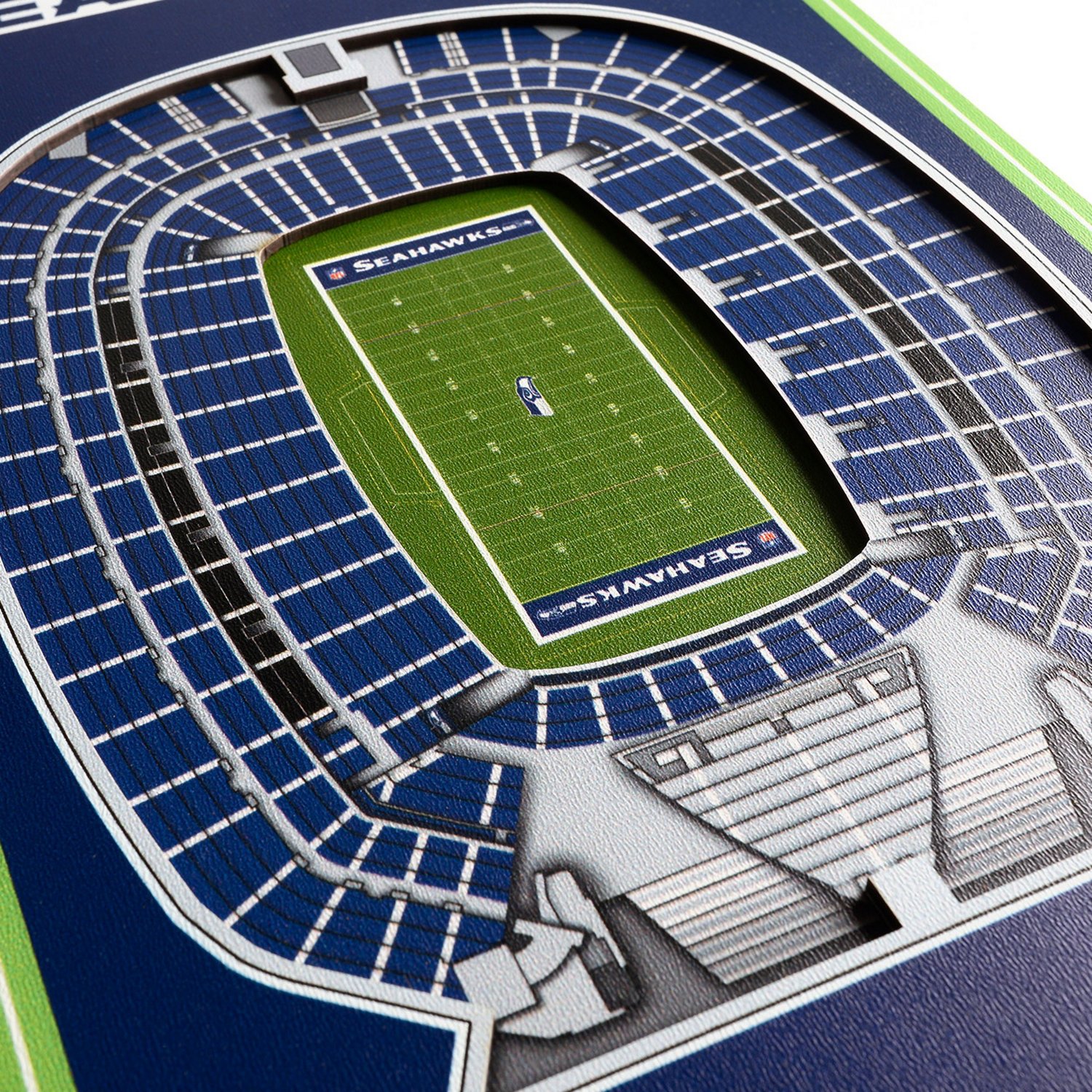 YouTheFan Seattle Seahawks 8 x 32 in 3-D Stadium Banner | Academy