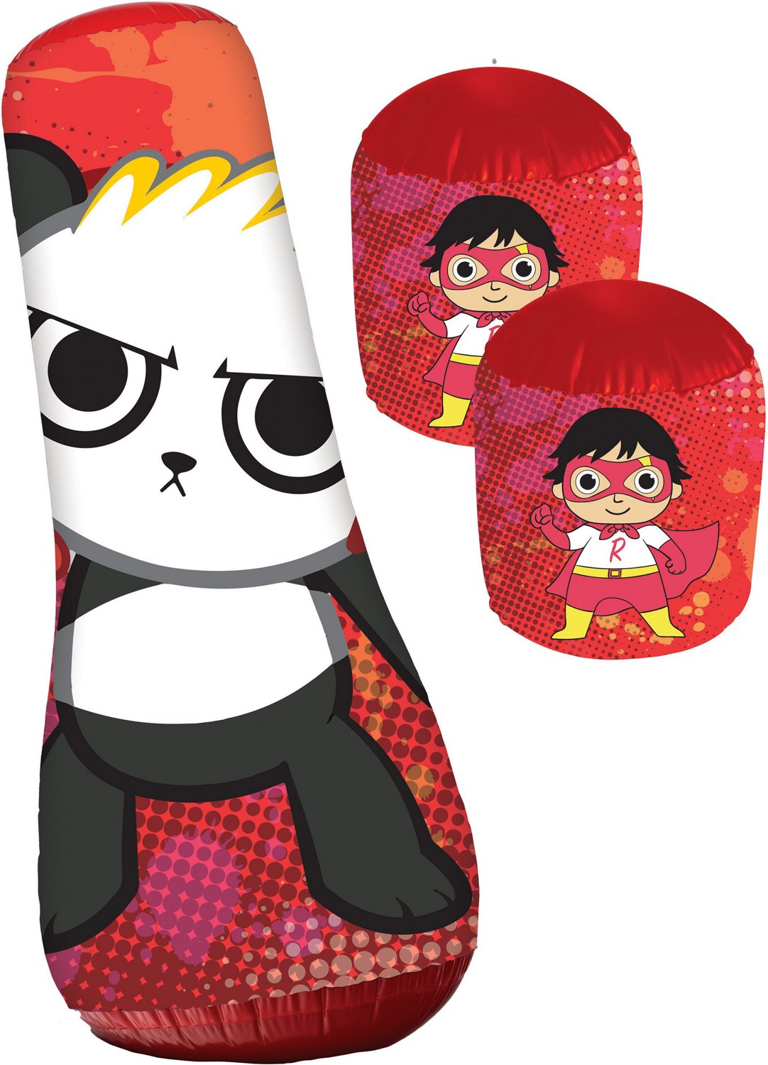 Franklin Sports Ryan's World Inflatable Boxing Bag and Boppers Set ...