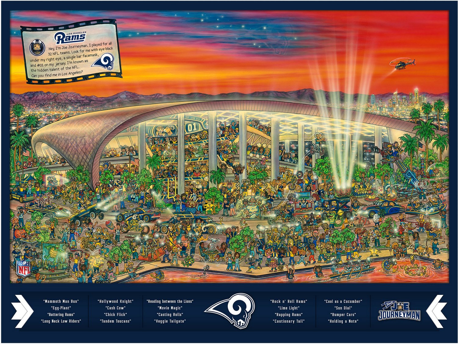 YouTheFan St. Louis Rams Journeyman Jigsaw Puzzle | Academy