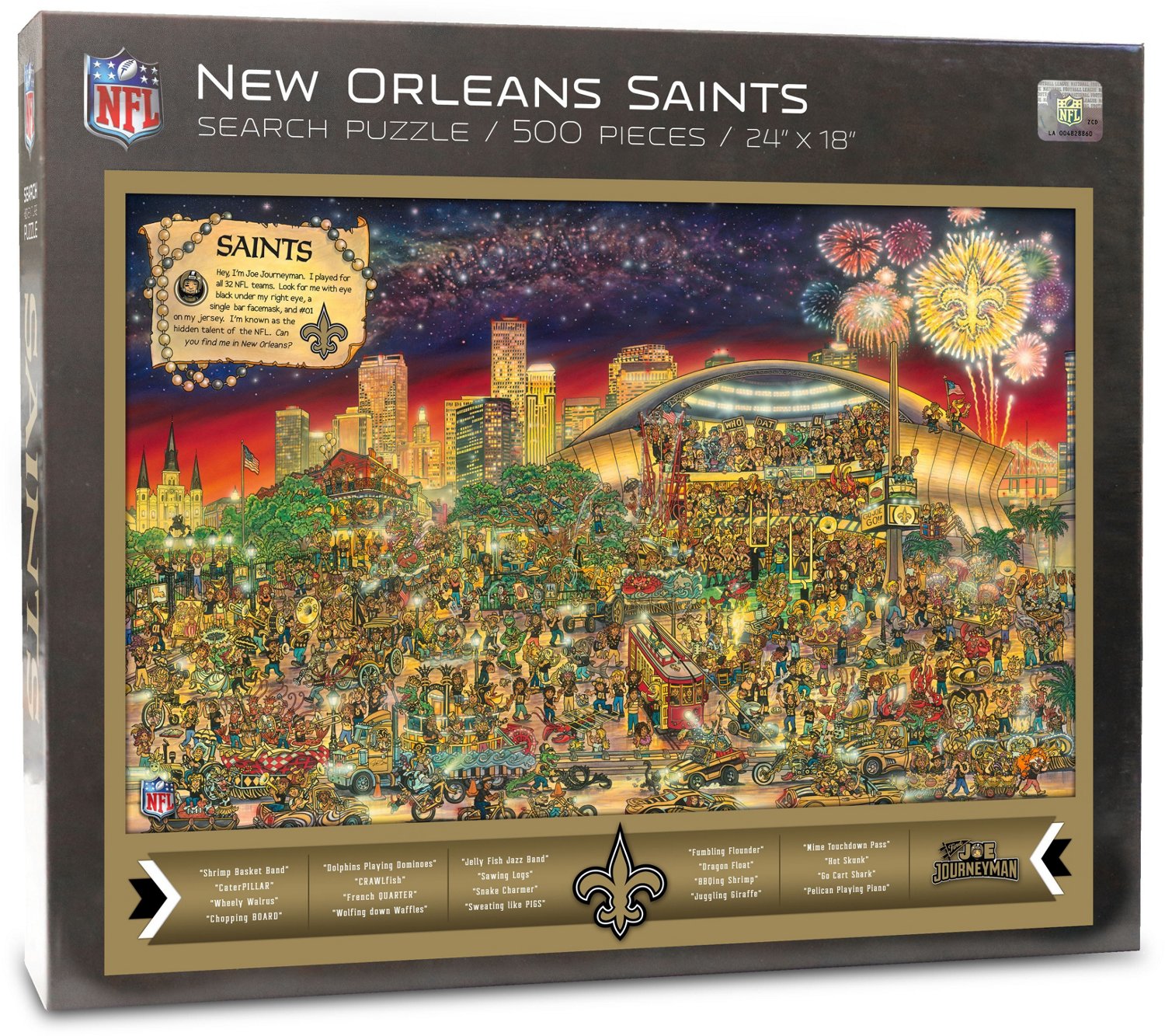 YouTheFan New Orleans Saints Journeyman Jigsaw Puzzle | Academy